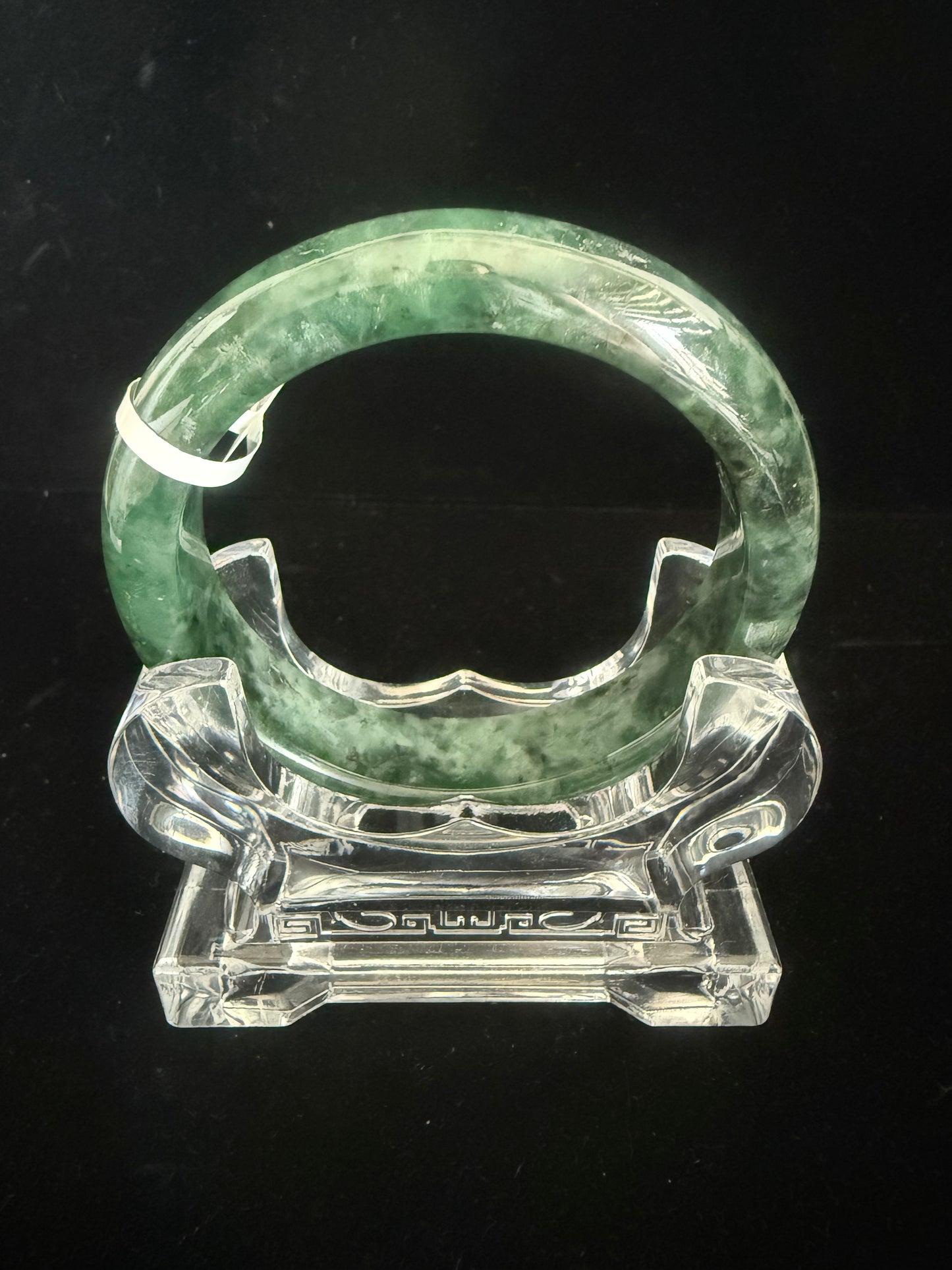 254. Dark green Jade bangle – THE JADE's CALL